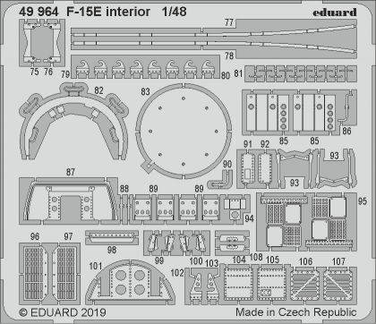 F-15E interior 1/48 | Special Hobby - výrobce slepovacích modelů
