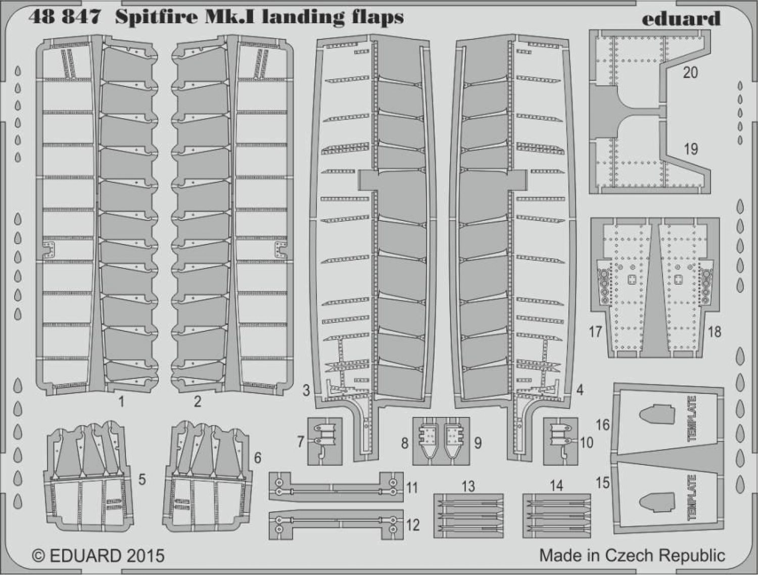 Spitfire Mk.I landing flaps | Special Hobby - výrobce slepovacích modelů