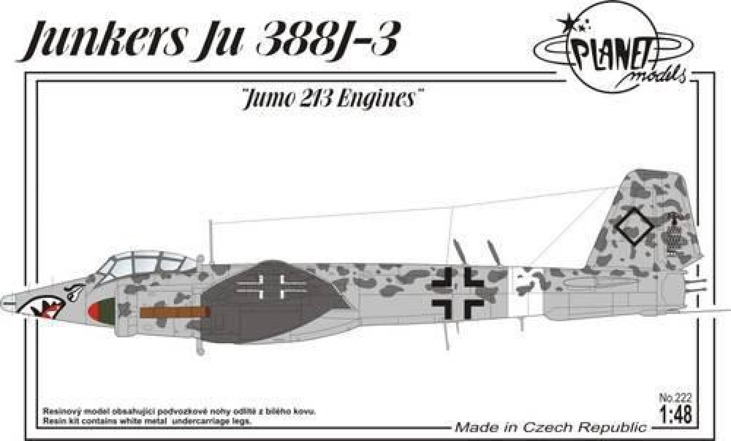 Junkers Ju 388J-3 Jumo 213 engines 1/48 | Special Hobby - výrobce ...