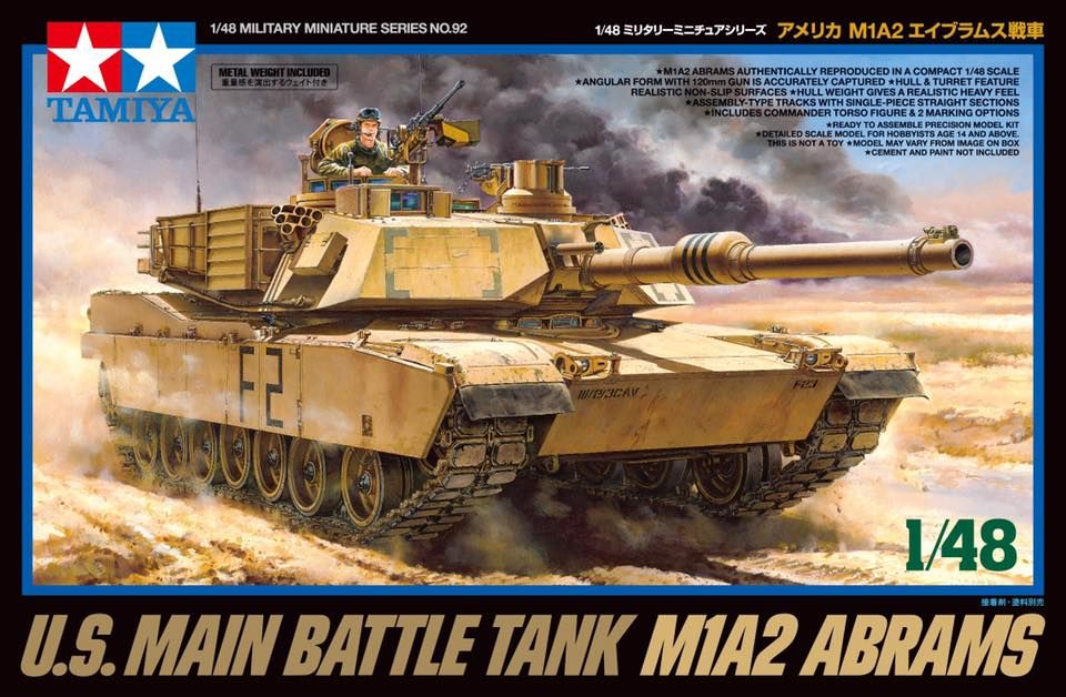 Tamiya 32592 U.S. Main Battle Tank M1A2 Abrams 1/48 | Special Hobby ...