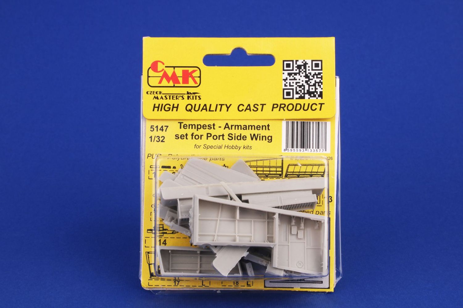 Tempest - Armament set for Port Side Wing / for Special Hobby kit 1/32 ...