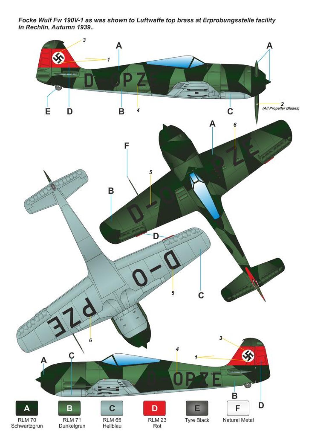 Focke Wulf FW 190V-1 'The First Prototype' 1/48 | Special Hobby ...