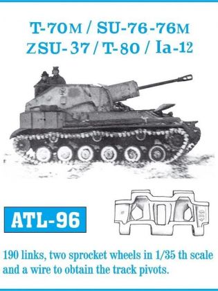 ATL-96 T-70M / SU-76 - 76M / ZSU-37 / T-80 | Special Hobby - výrobce ...