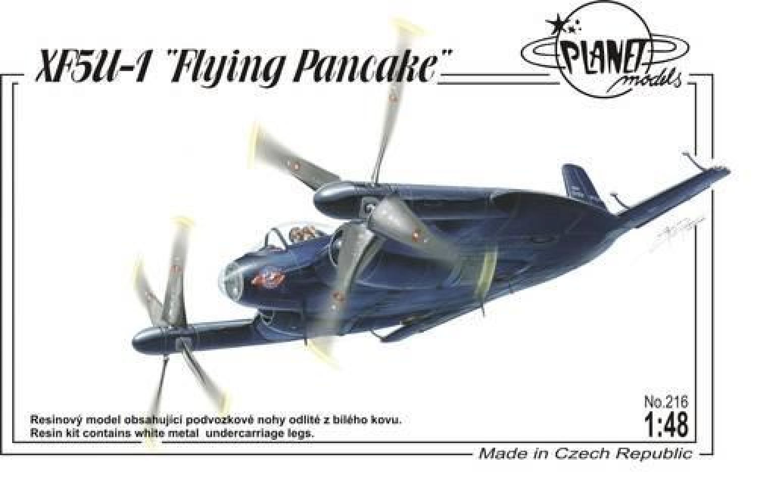 XF5U-1 "Flying Pancake" 1/48 | Special Hobby - výrobce slepovacích modelů