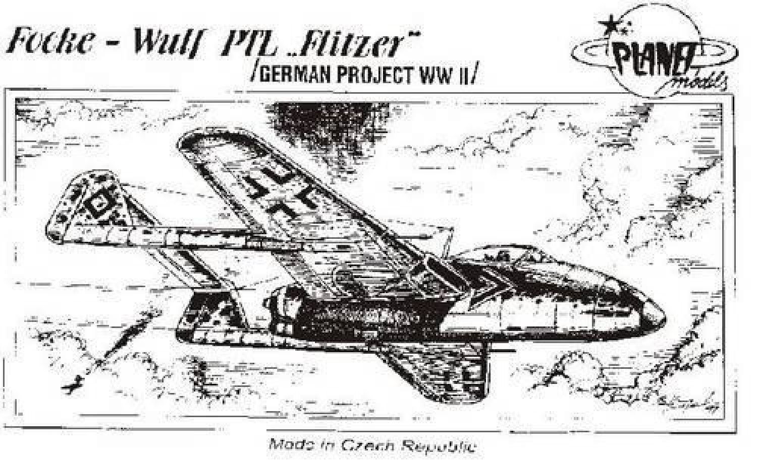 Focke-Wulf PLT"Flitzer" 1/48 | Special Hobby - výrobce slepovacích modelů