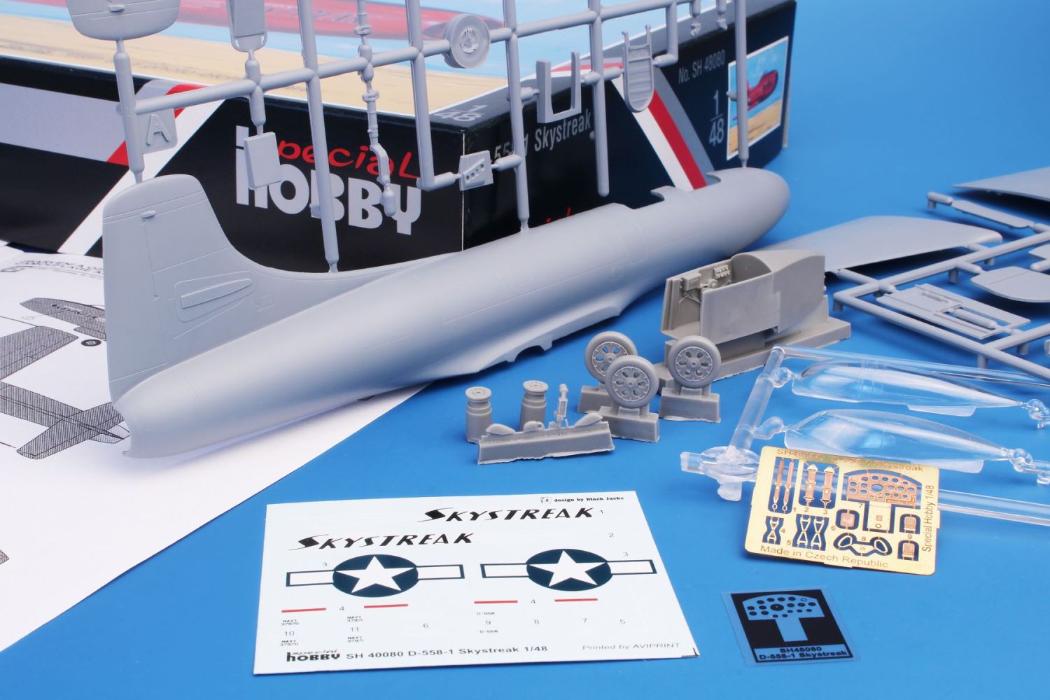 D-558-1 Skystreak 1/48 | Special Hobby - výrobce slepovacích modelů