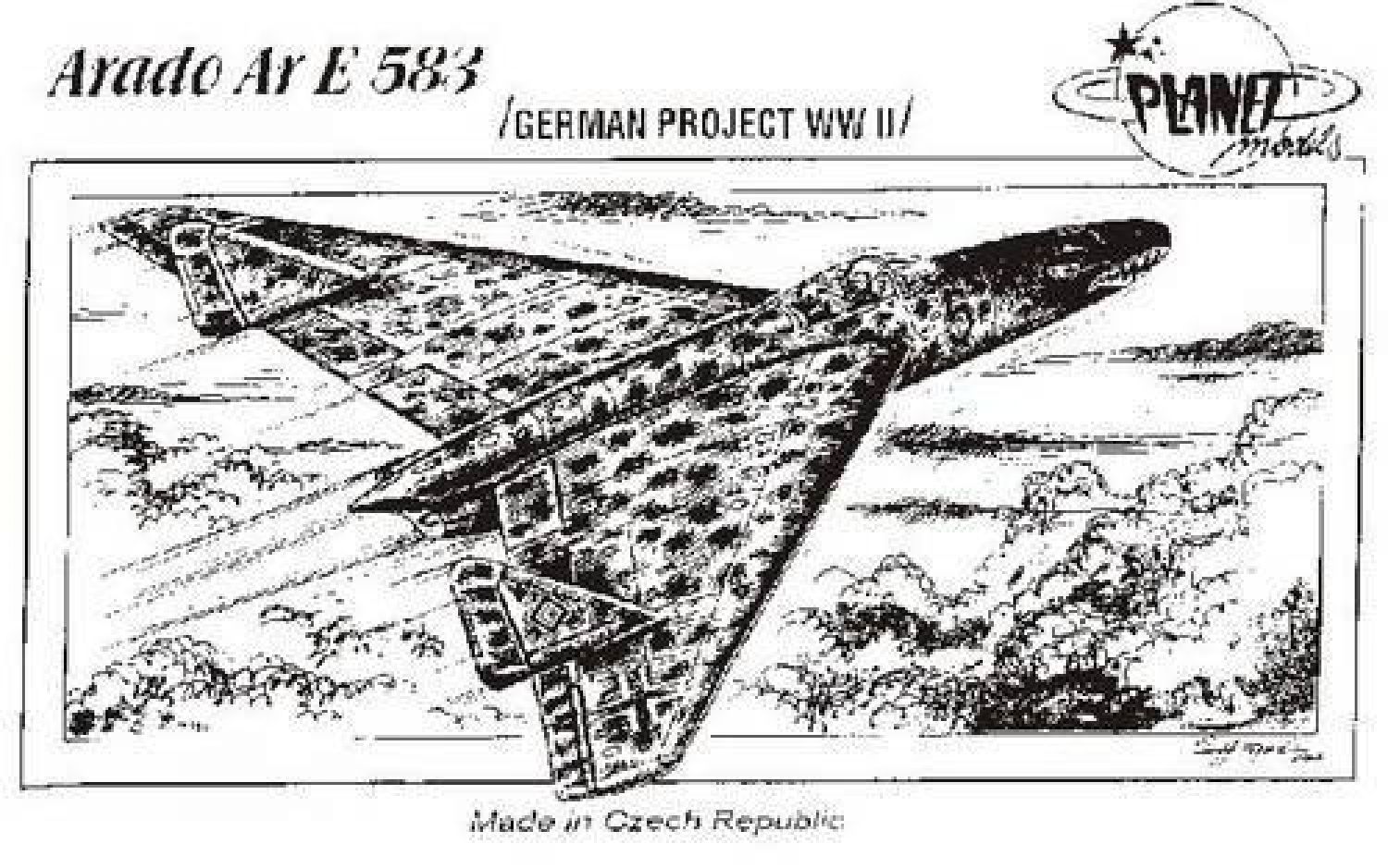 Arado Ar E 583 1/72 | Special Hobby - výrobce slepovacích modelů