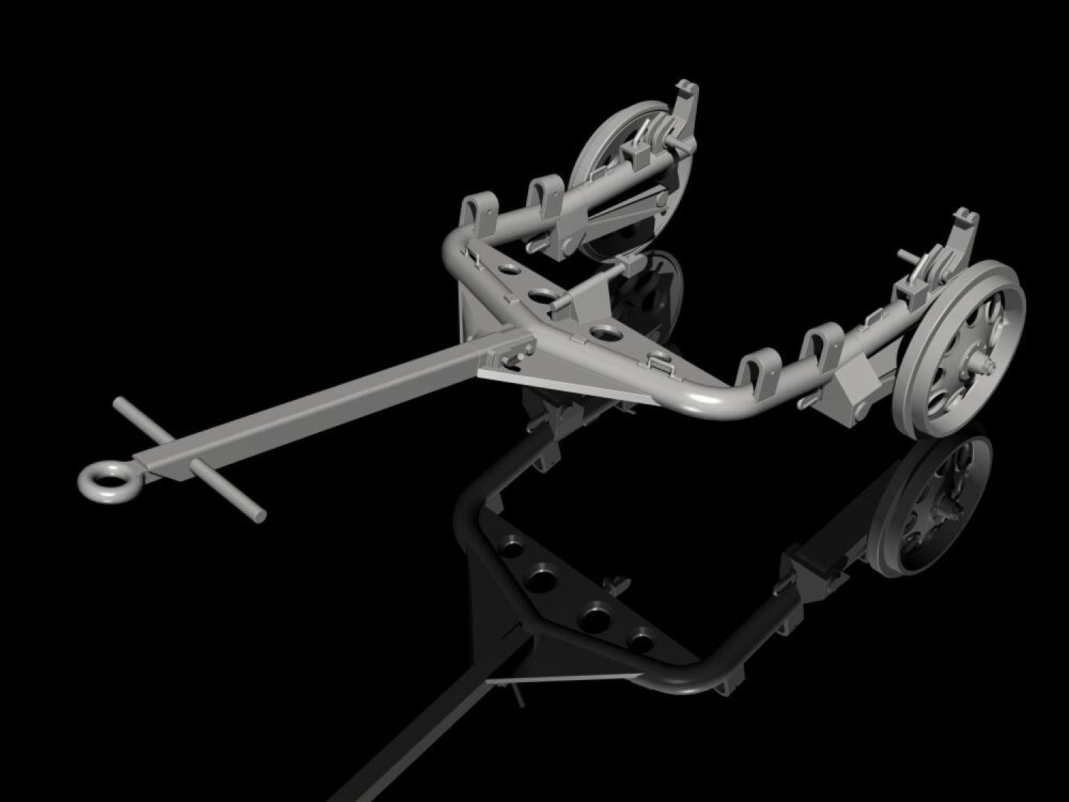 Trailer for Goliath Tracked Mine, for Tamiya kit 1/35 | Special Hobby ...