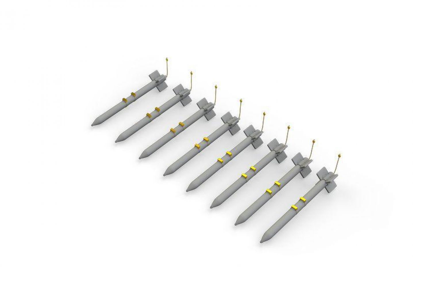 HVAR rockets 1/72 | Special Hobby - výrobce slepovacích modelů