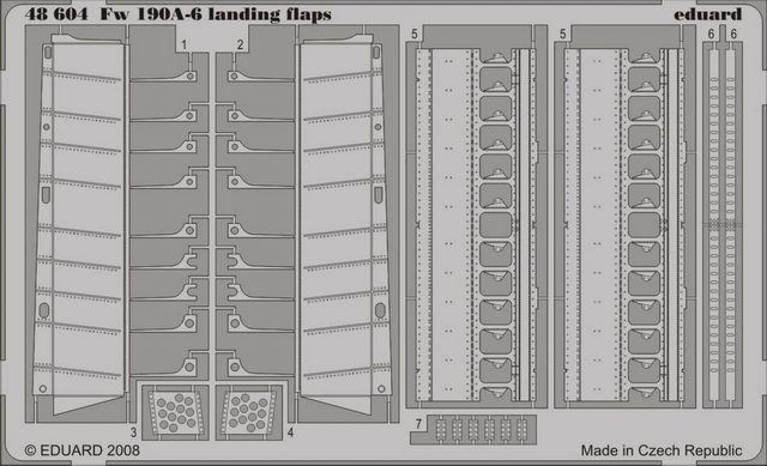 Fw 190A-6 landing flaps | Special Hobby - výrobce slepovacích modelů