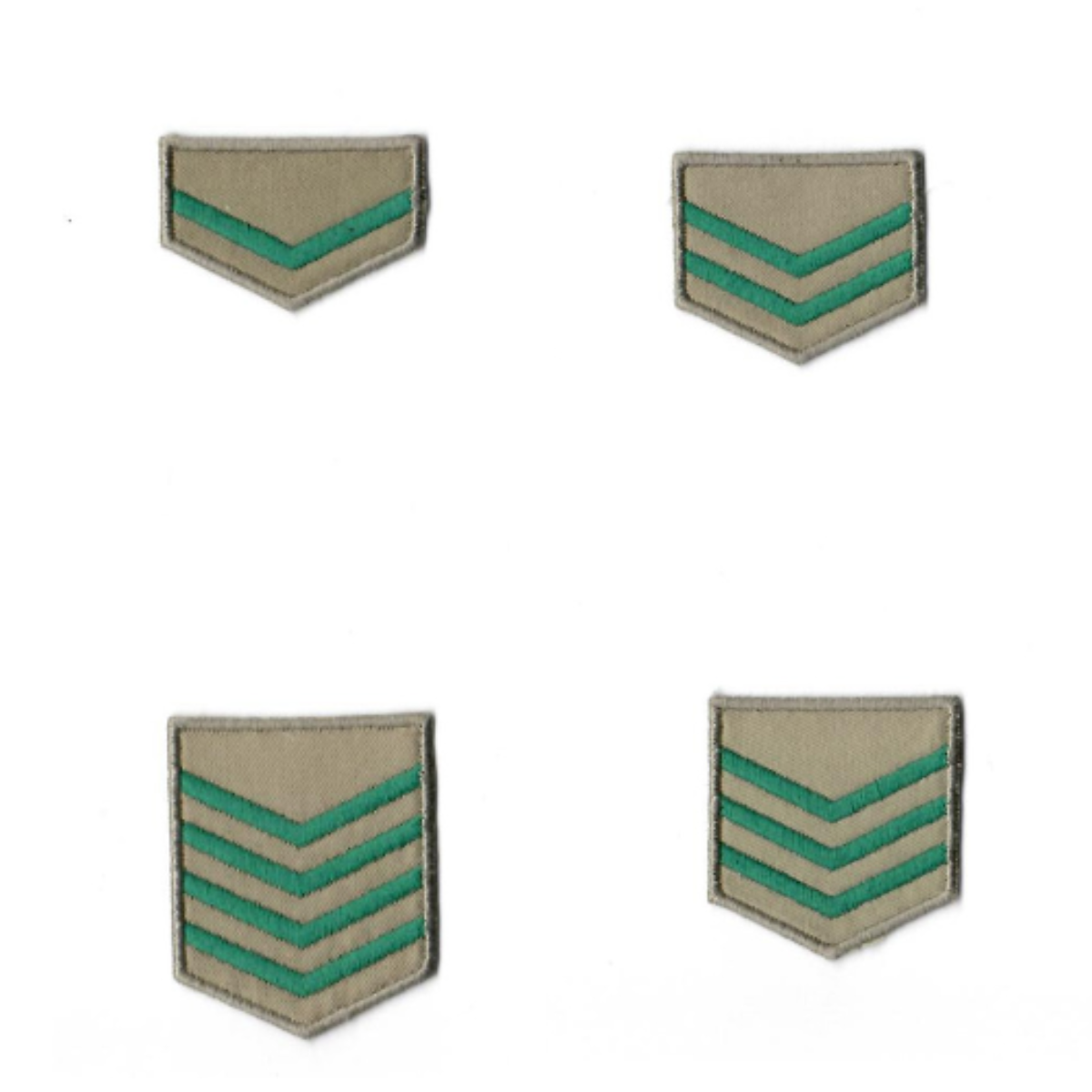 Funkční štítek skautů - zelená V4 | Skautské a outdoorové vybavení