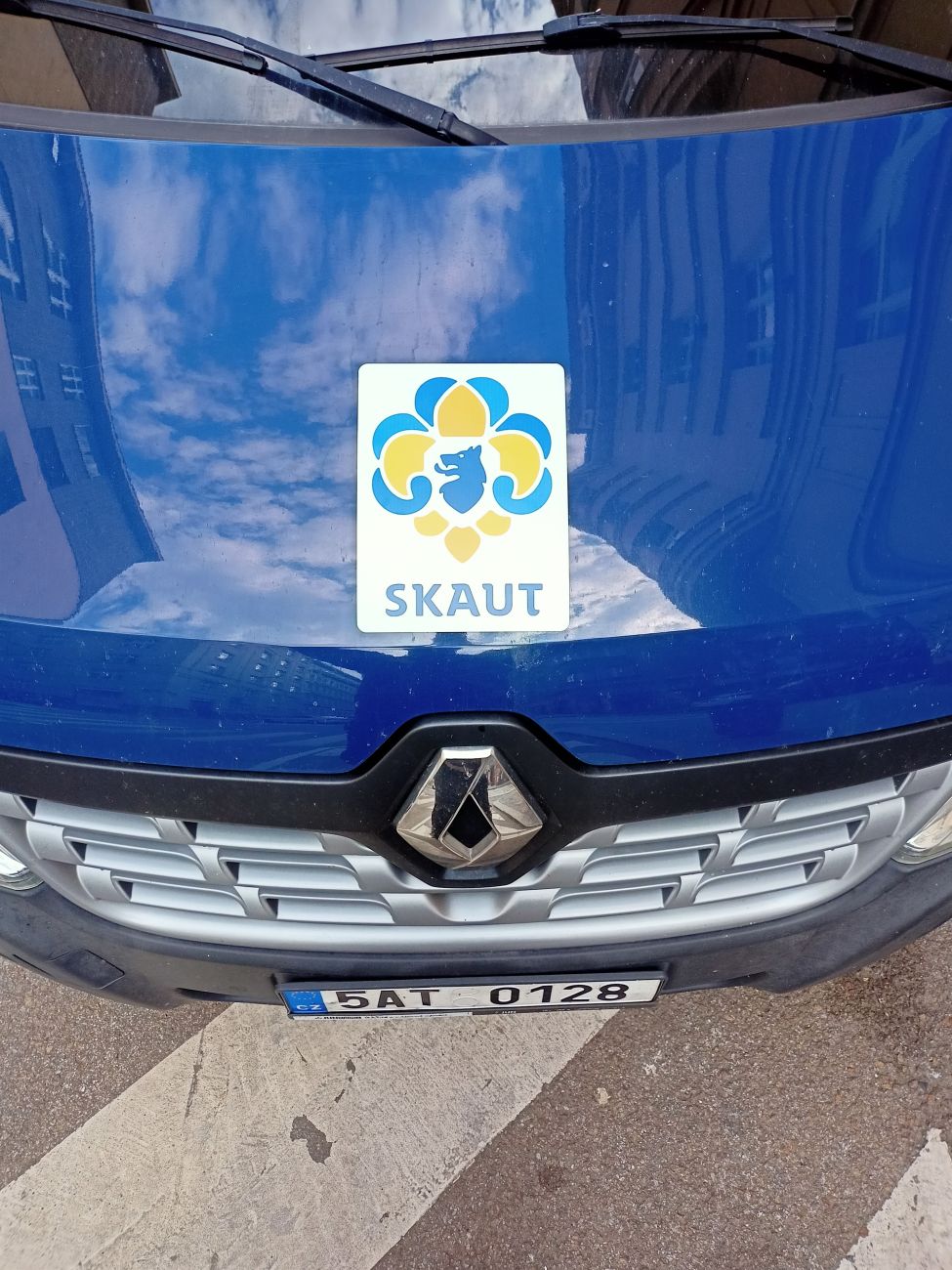 Magnetická samolepka na auto logo SKAUT velká | Skautské a outdoorové ...