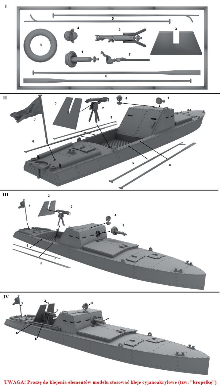 1:72 Polish Reporting Cutter KM-12 | MN-Modelar.com