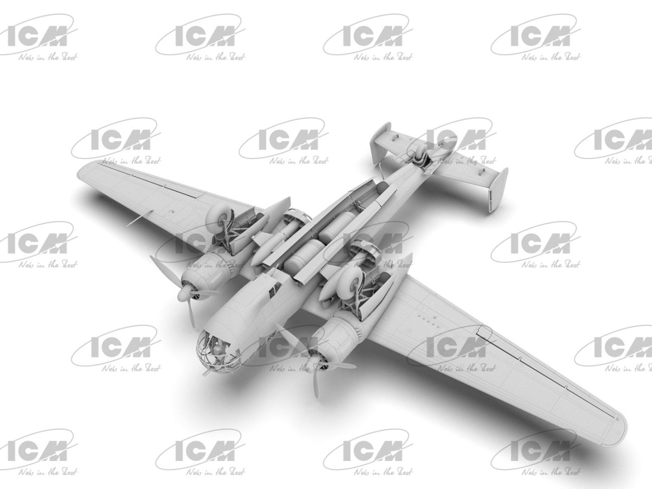 1:48 German WWII Bomber Do 217K-2 with Fritz-X | MN-Modelar.cz