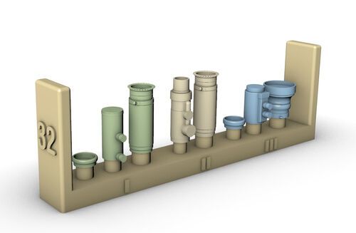 1:72 Spanner Anlage I, II & III Infrared System (1 Set / 3D-Printed ...
