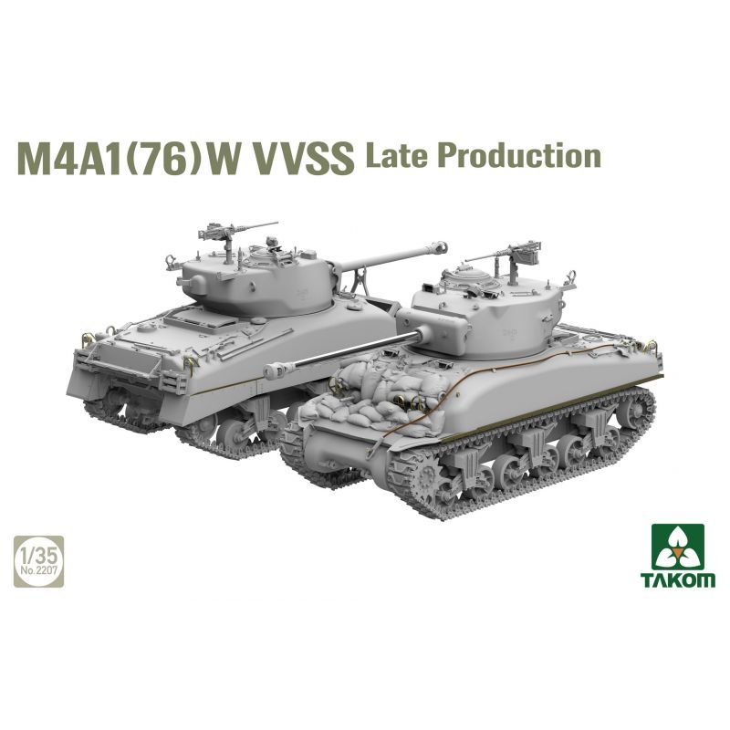 1:35 US M4A1(76W) Sherman - VVSS Late Production | MN-Modelar.sk