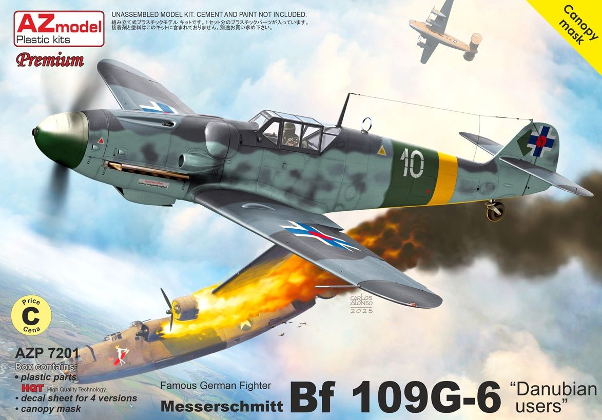 1:72 Bf 109G-6 Danubian users | MN-Modelar.cz